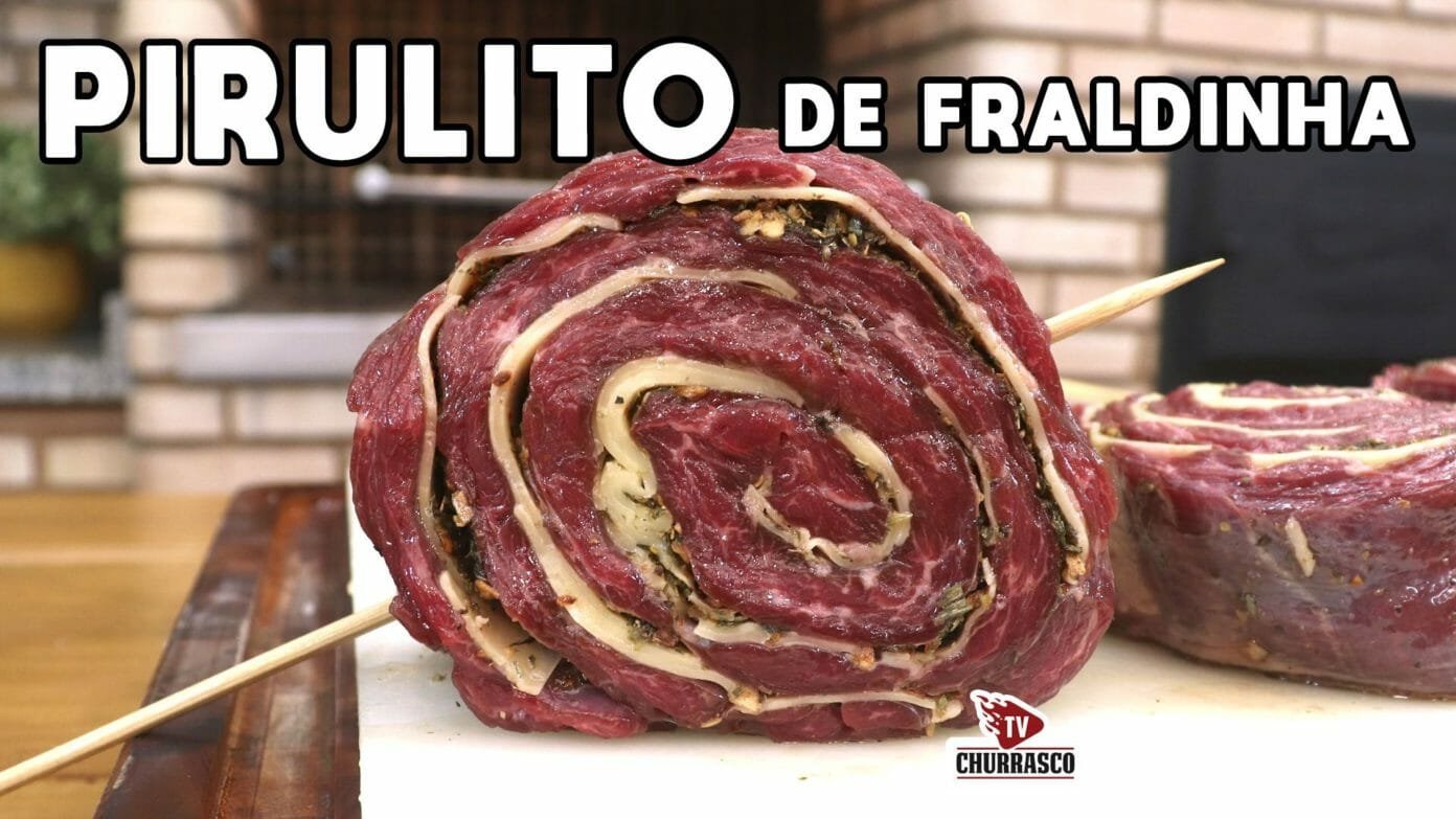 Pirulito de Fraldinha Recheado com Queijo | TV Churrasco