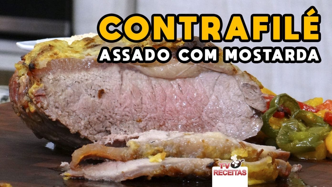 Como Fazer Contrafilé Assado com Mostarda | TV Churrasco